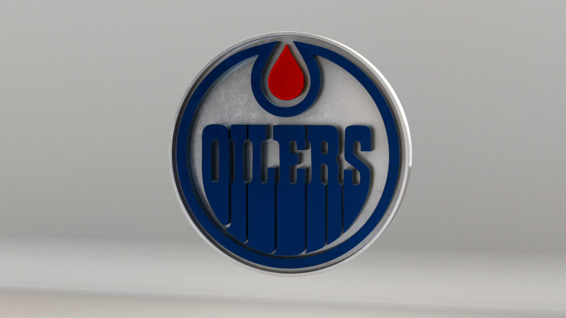 NHL Edmonton Oilers Team Logo - 3D Model by guimart
