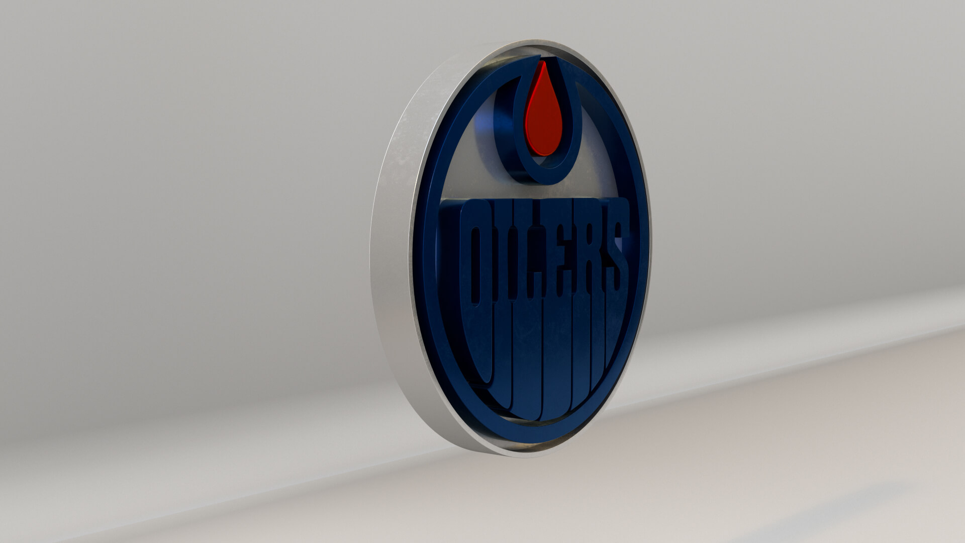 NHL Edmonton Oilers Team Logo - 3D Model by guimart