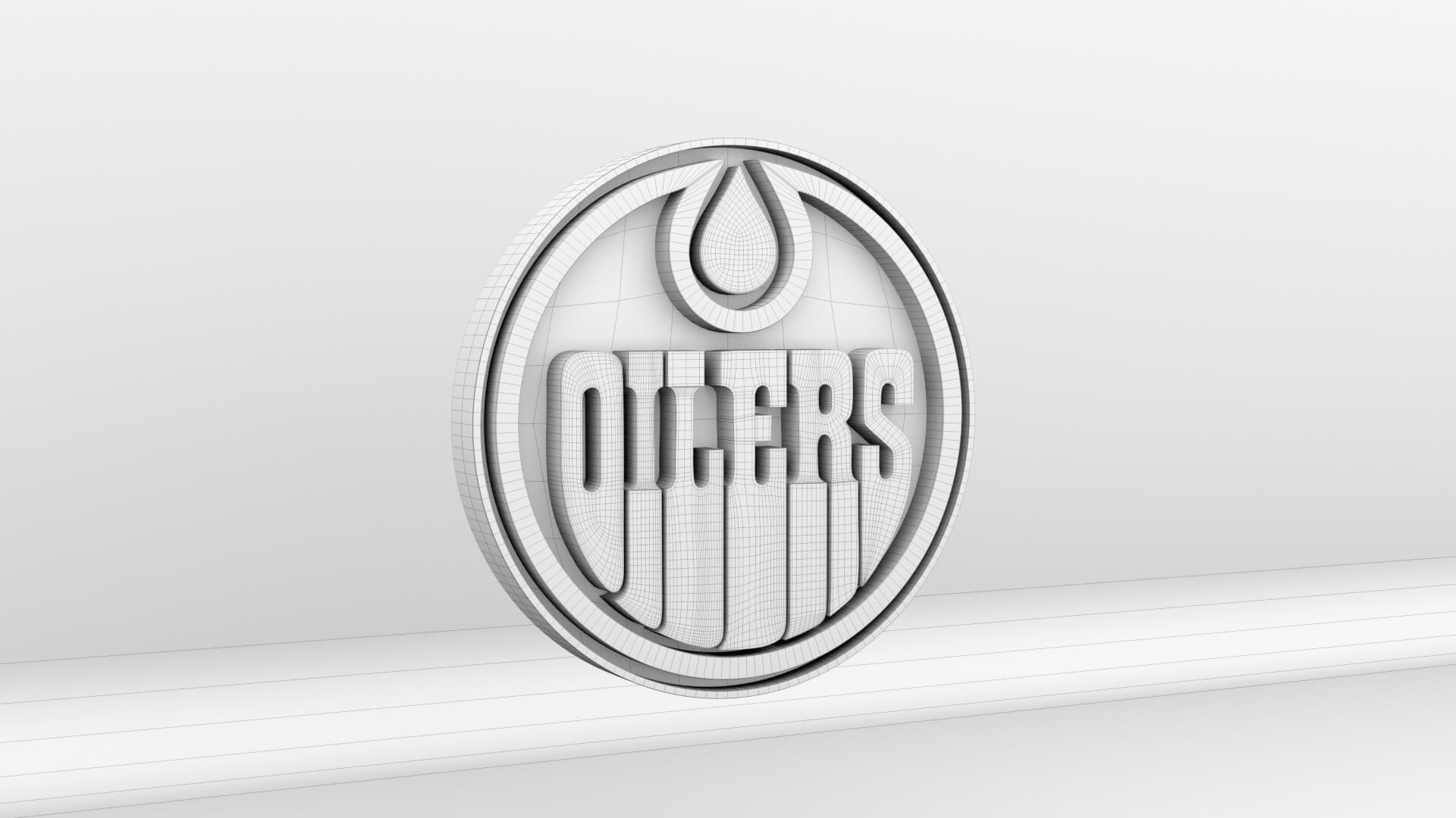 NHL Edmonton Oilers Team Logo - 3D Model by guimart