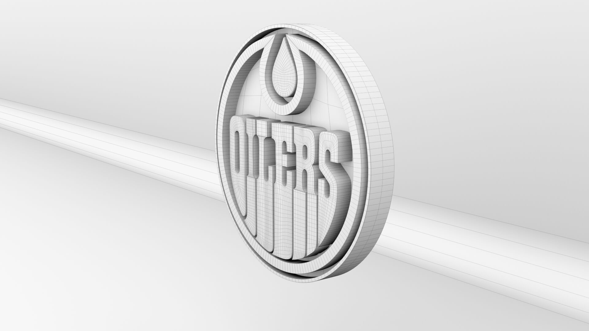 NHL Edmonton Oilers Team Logo - 3D Model by guimart
