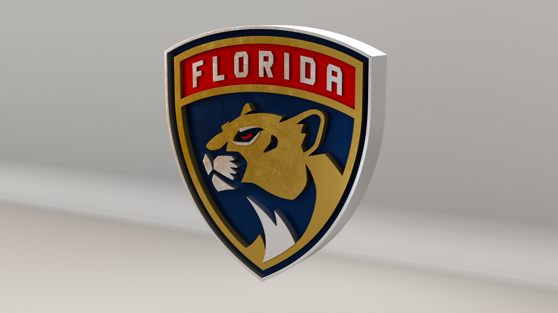 NHL Florida Panthers Team Logo - 3D Model by guimart