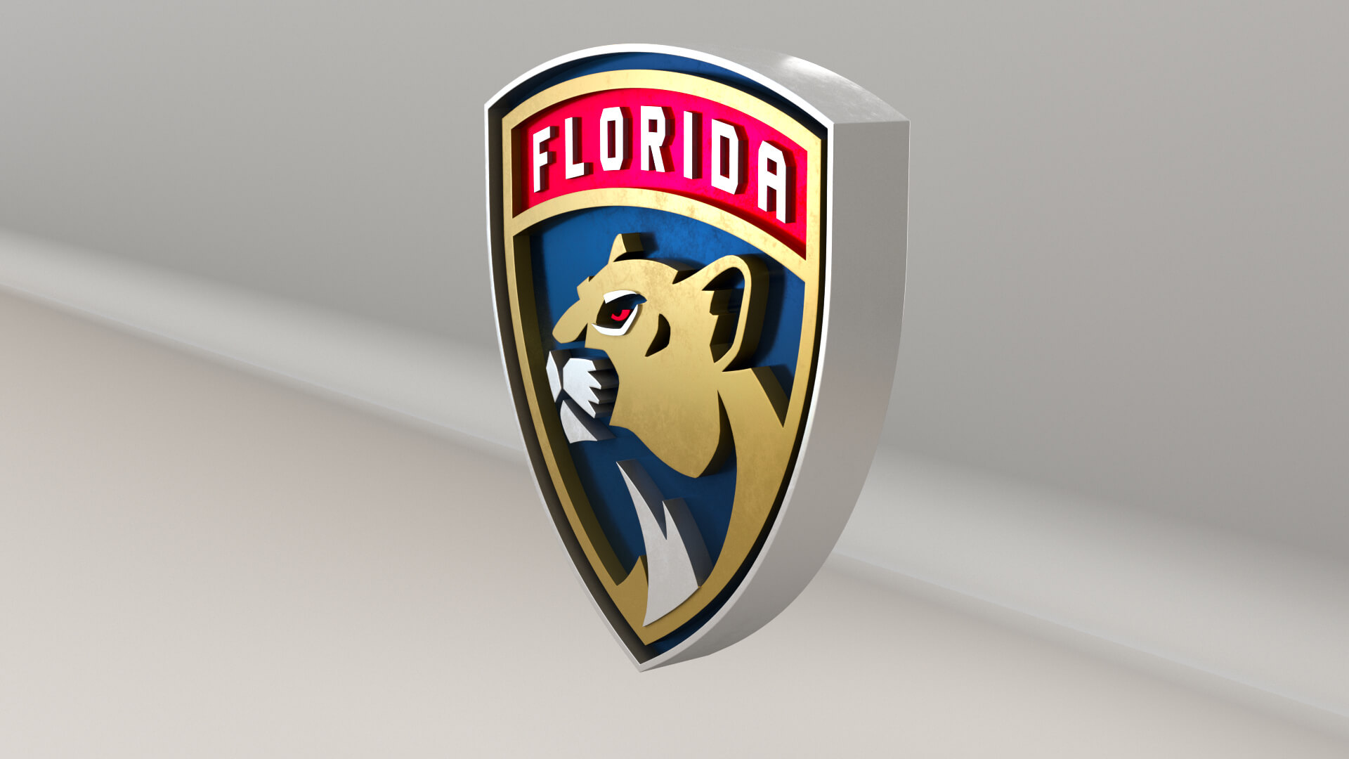 NHL Florida Panthers Team Logo - 3D Model by guimart