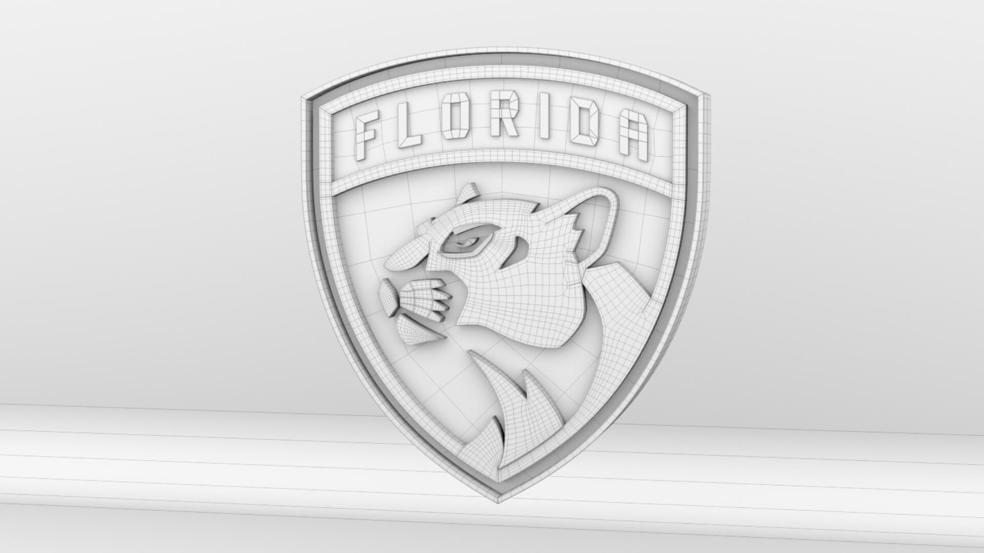 NHL Florida Panthers Team Logo - 3D Model by guimart