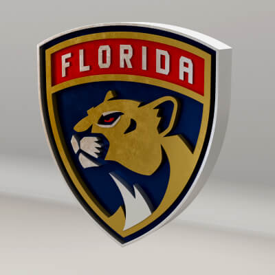 NHL Florida Panthers Team Logo - 3D Model by guimart