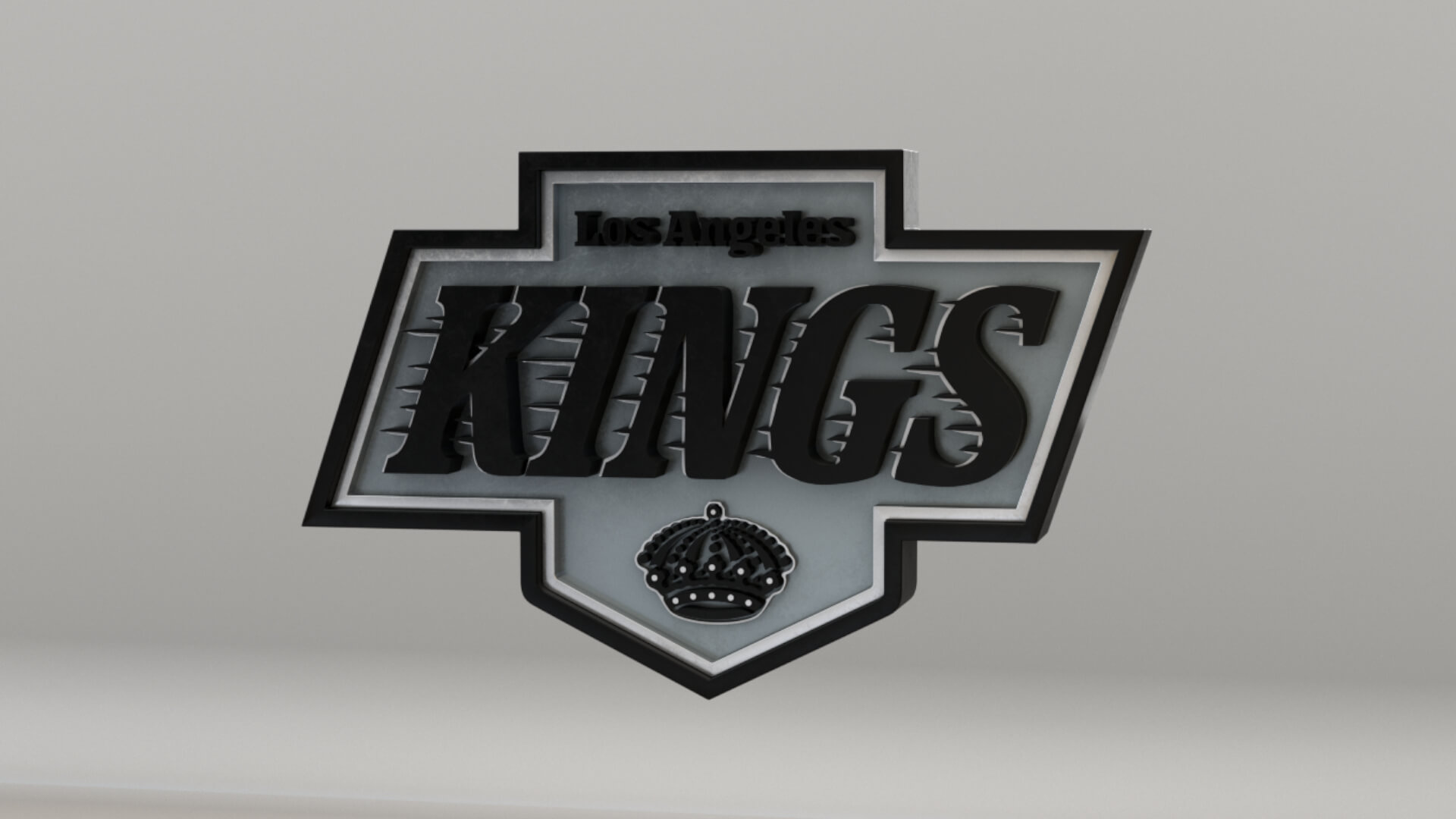 NHL Los Angeles Kings Team Logo - 3D Model by guimart