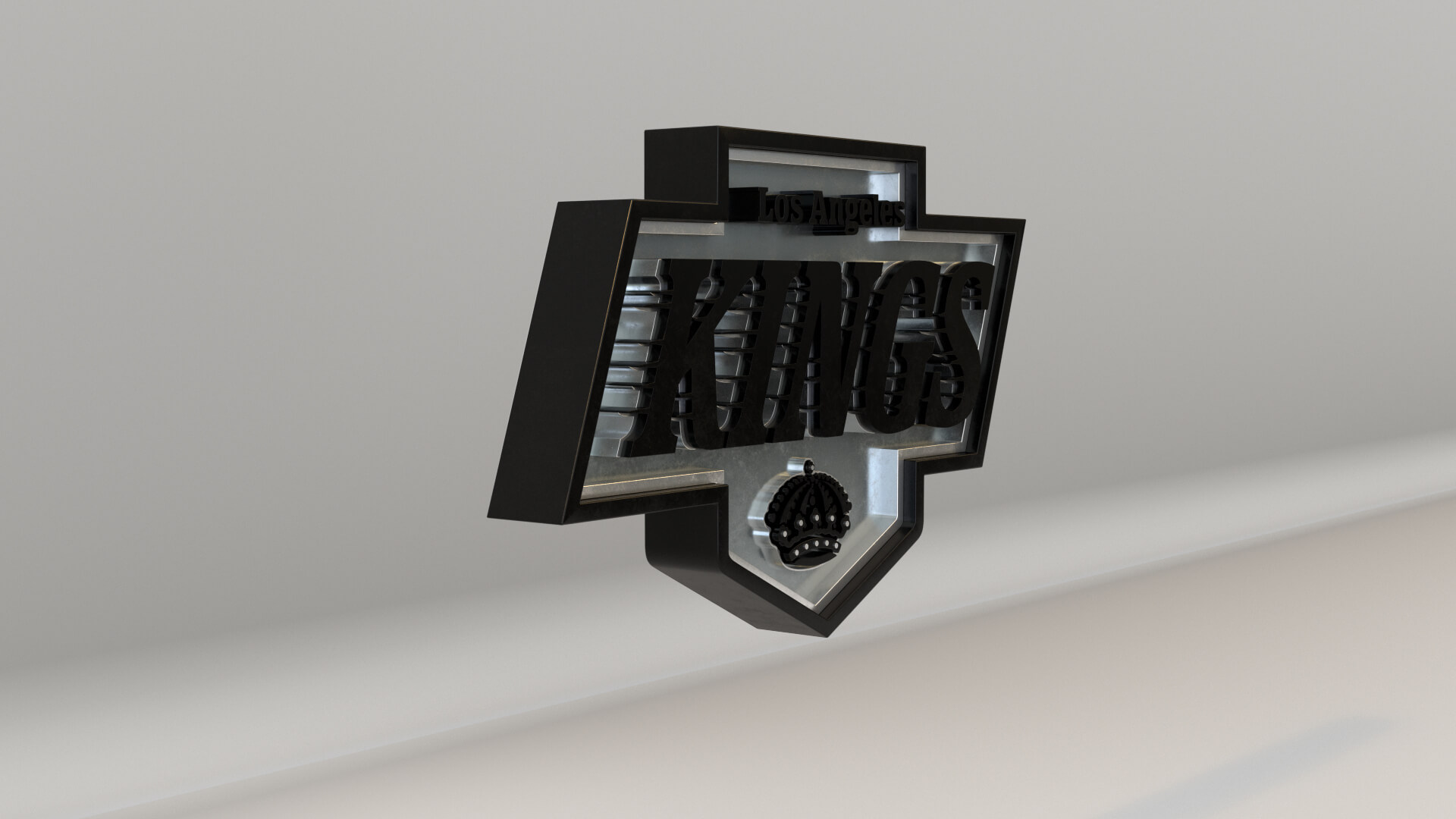 NHL Los Angeles Kings Team Logo - 3D Model by guimart