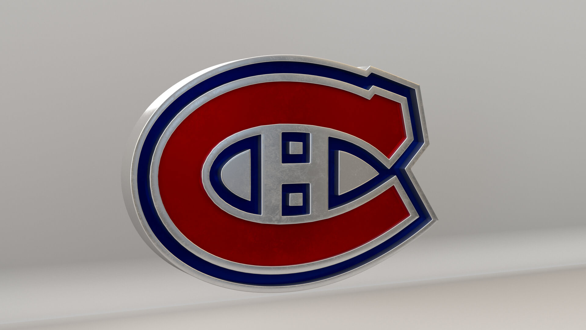 NHL Montreal Canadiens Team Logo - 3D Model by guimart
