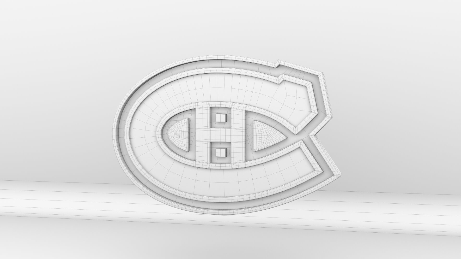 NHL Montreal Canadiens Team Logo - 3D Model by guimart