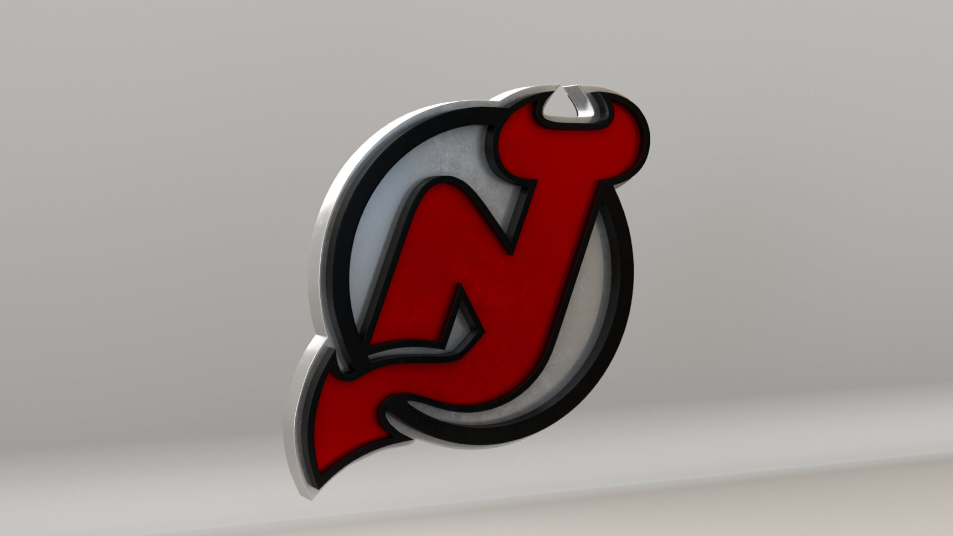 NHL New Jersey Devils Team Logo - 3D Model by guimart