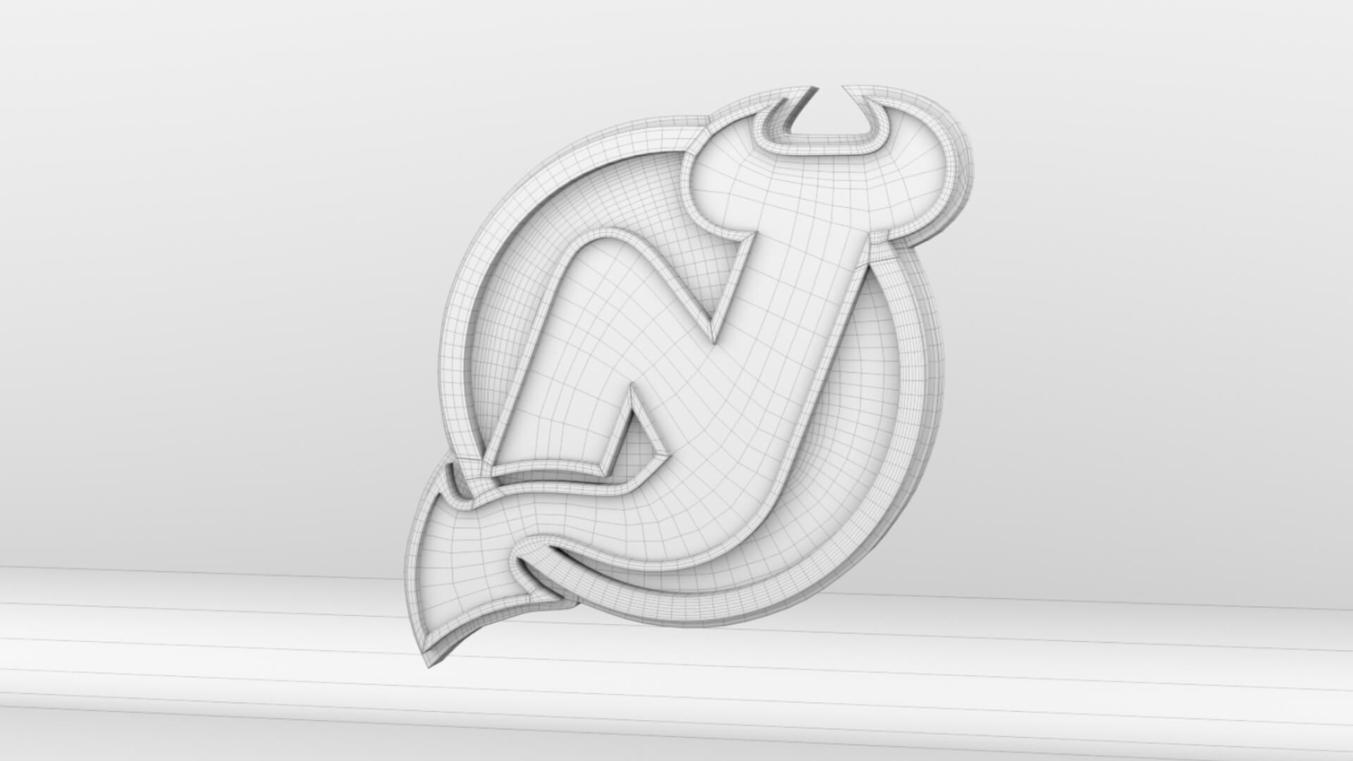 NHL New Jersey Devils Team Logo - 3D Model by guimart