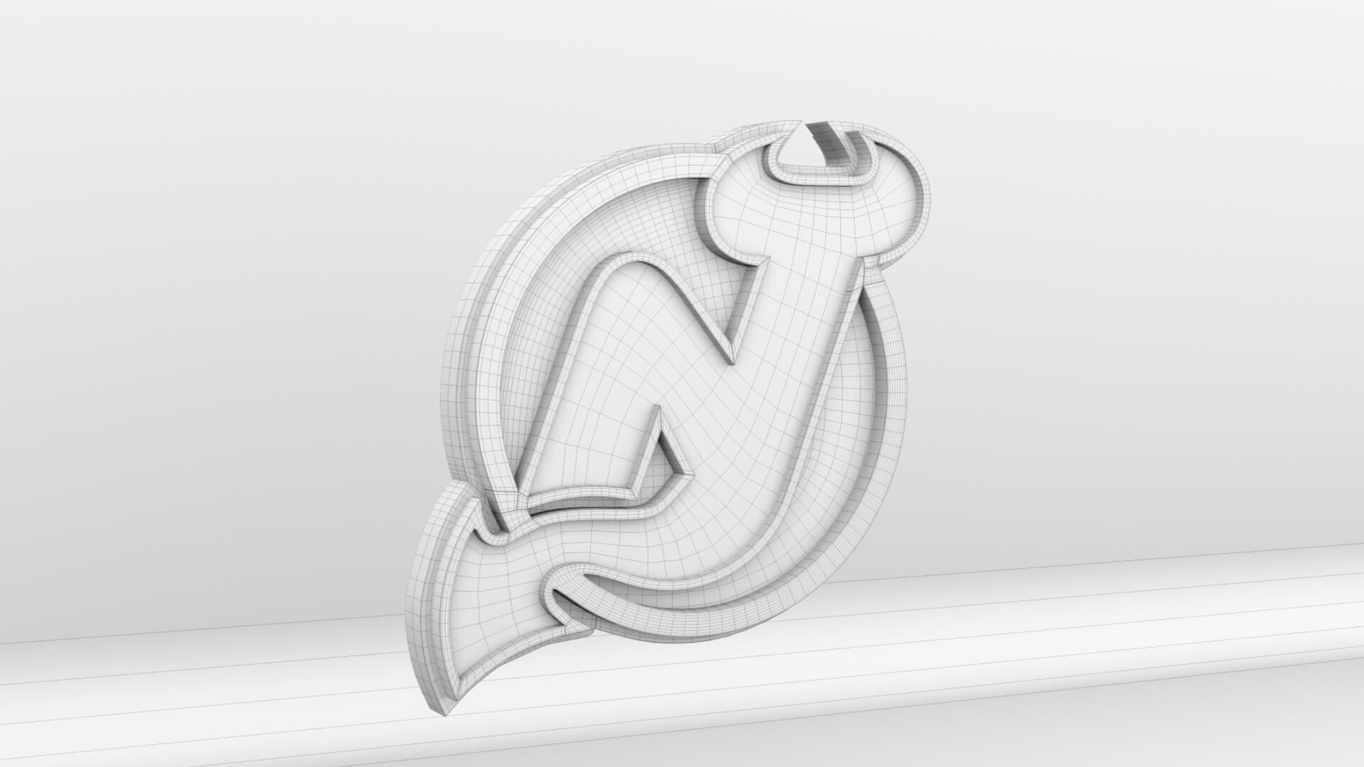 NHL New Jersey Devils Team Logo - 3D Model by guimart