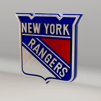 NHL New York Rangers Team Logo - 3D Model by guimart