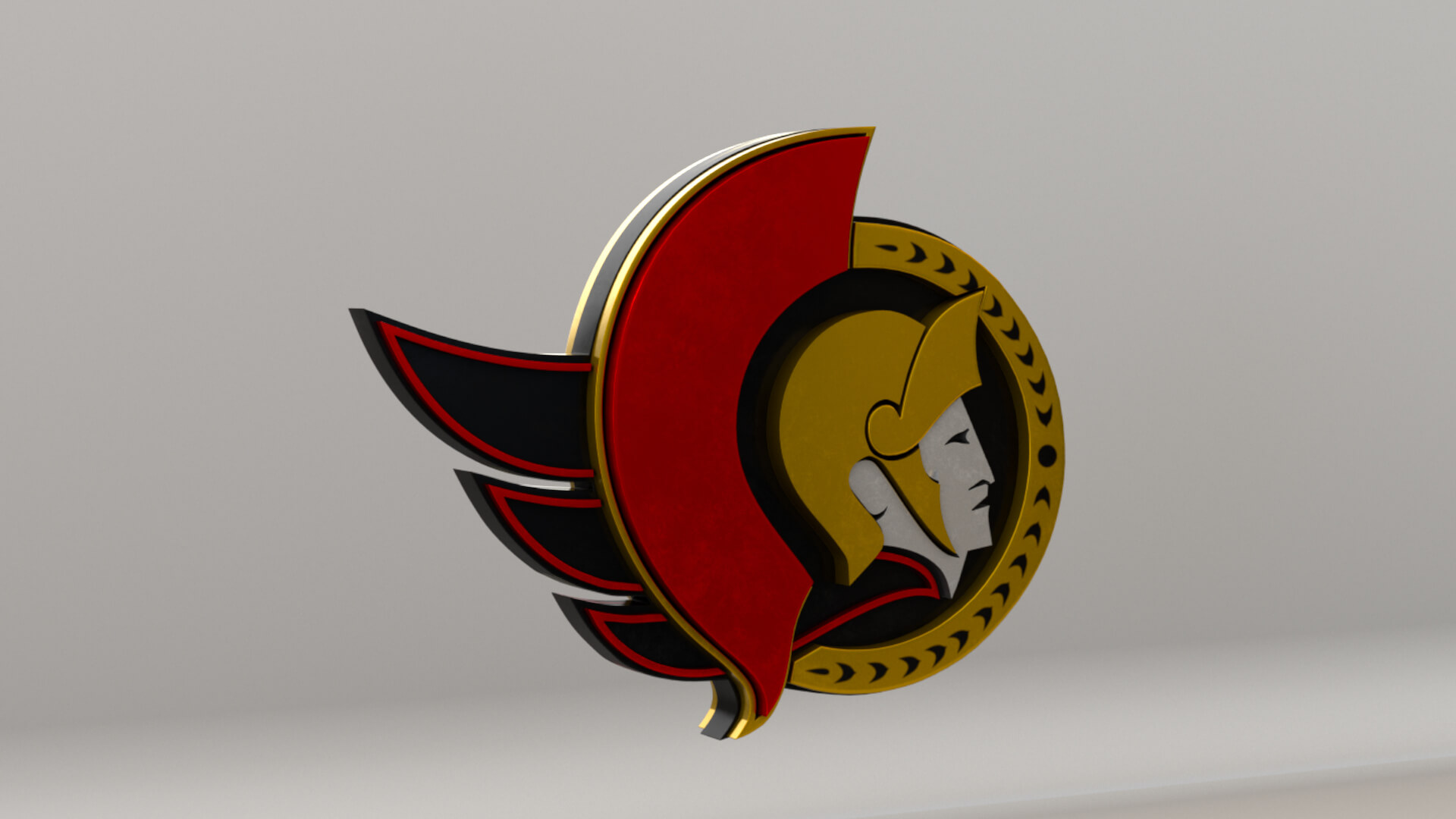 NHL Ottawa Senators Team Logo - 3D Model by guimart