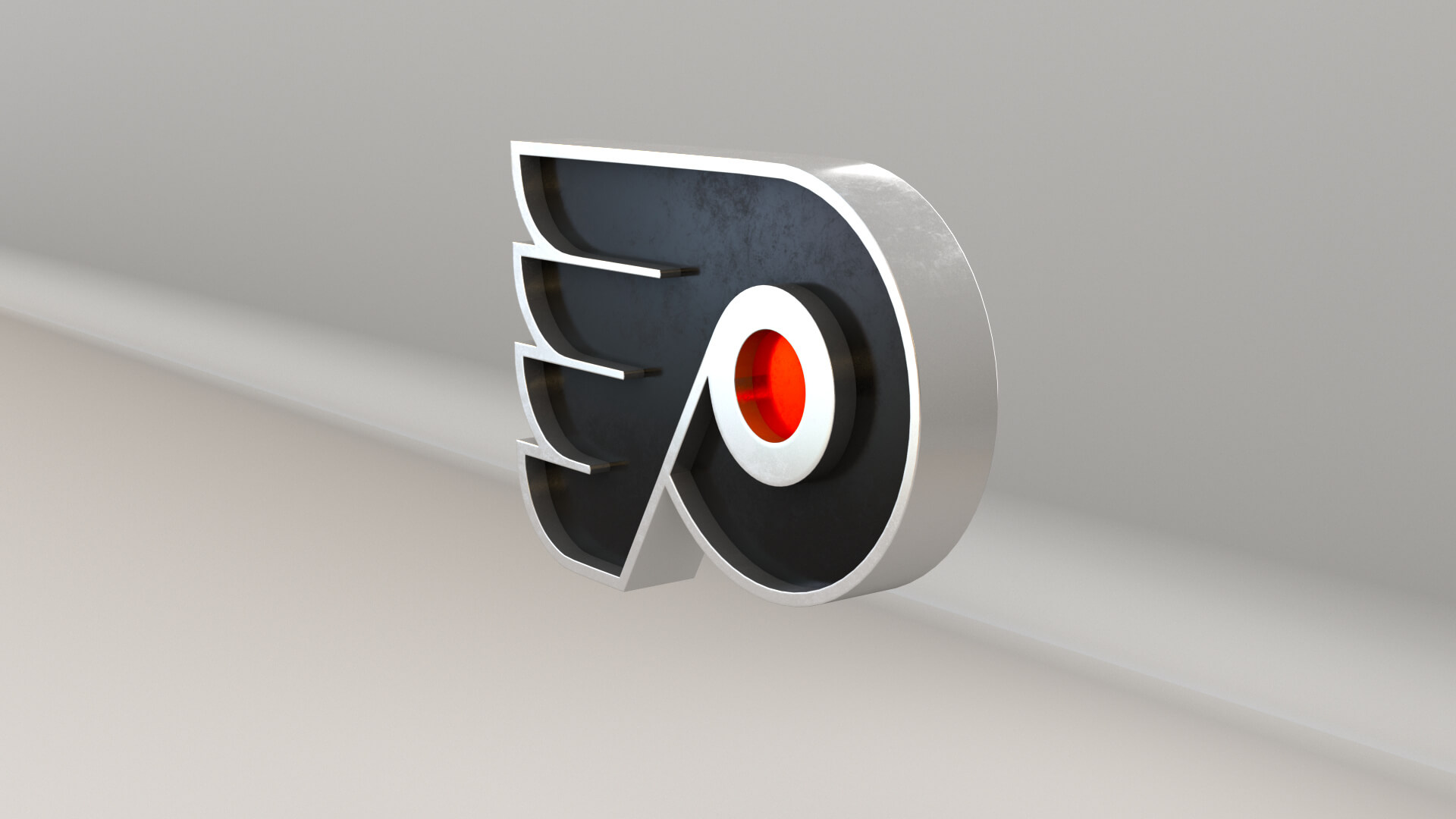 NHL Philadelphia Flyers Team Logo - 3D Model by guimart