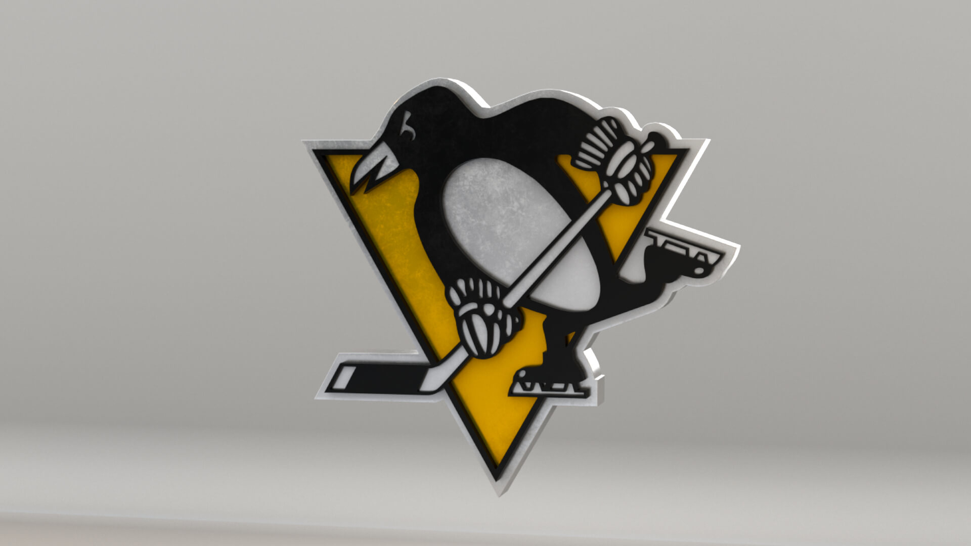 NHL Pittsburgh Penguins Team Logo - 3D Model by guimart
