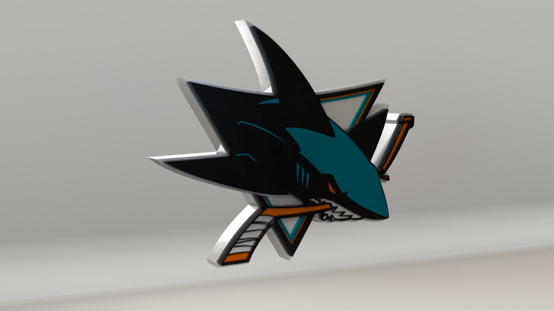NHL San Jose Sharks Team Logo - 3D Model by guimart