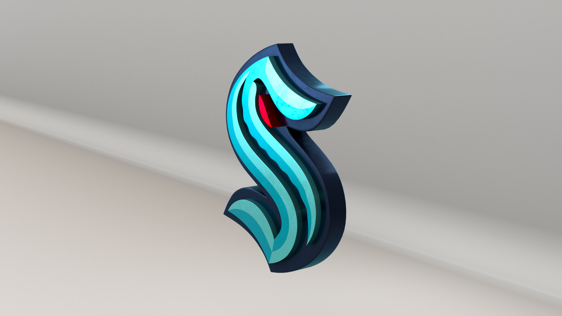 NHL Seattle Kraken Team Logo - 3D Model by guimart