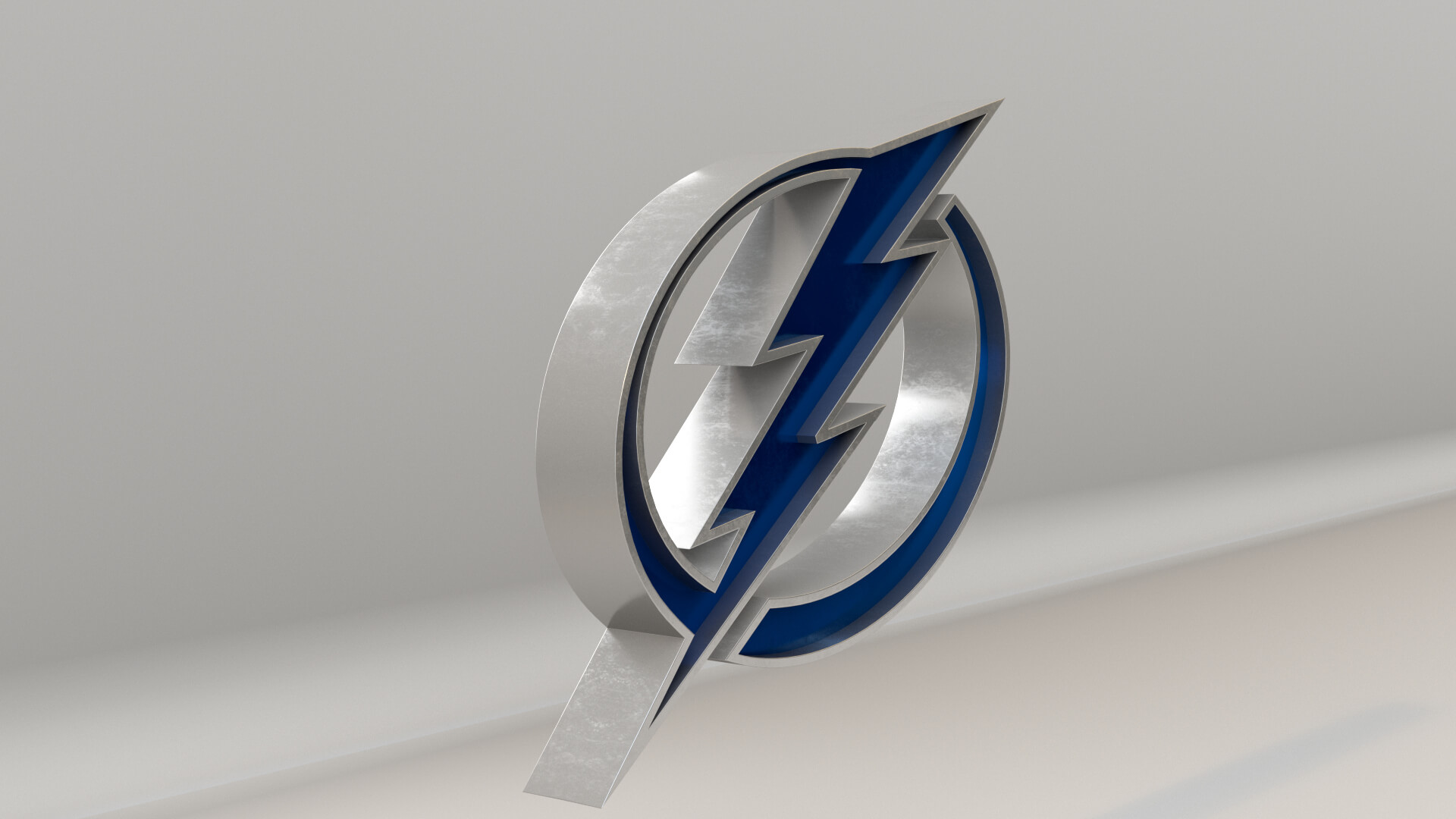 NHL Tampa Bay Lightning Team Logo - 3D Model by guimart
