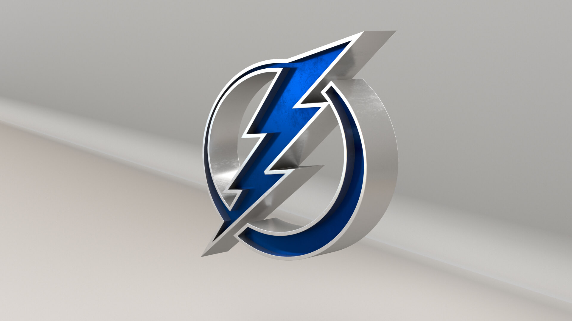 NHL Tampa Bay Lightning Team Logo - 3D Model by guimart