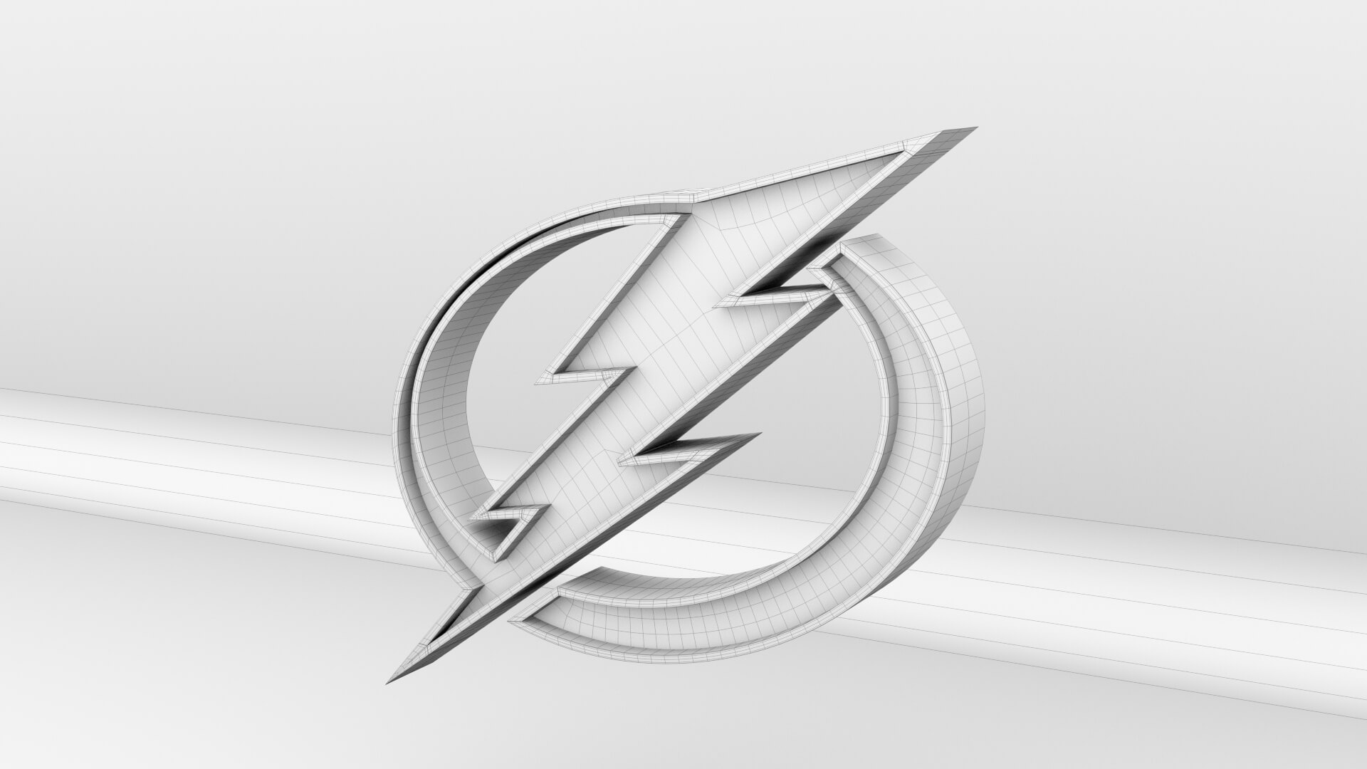 NHL Tampa Bay Lightning Team Logo - 3D Model by guimart