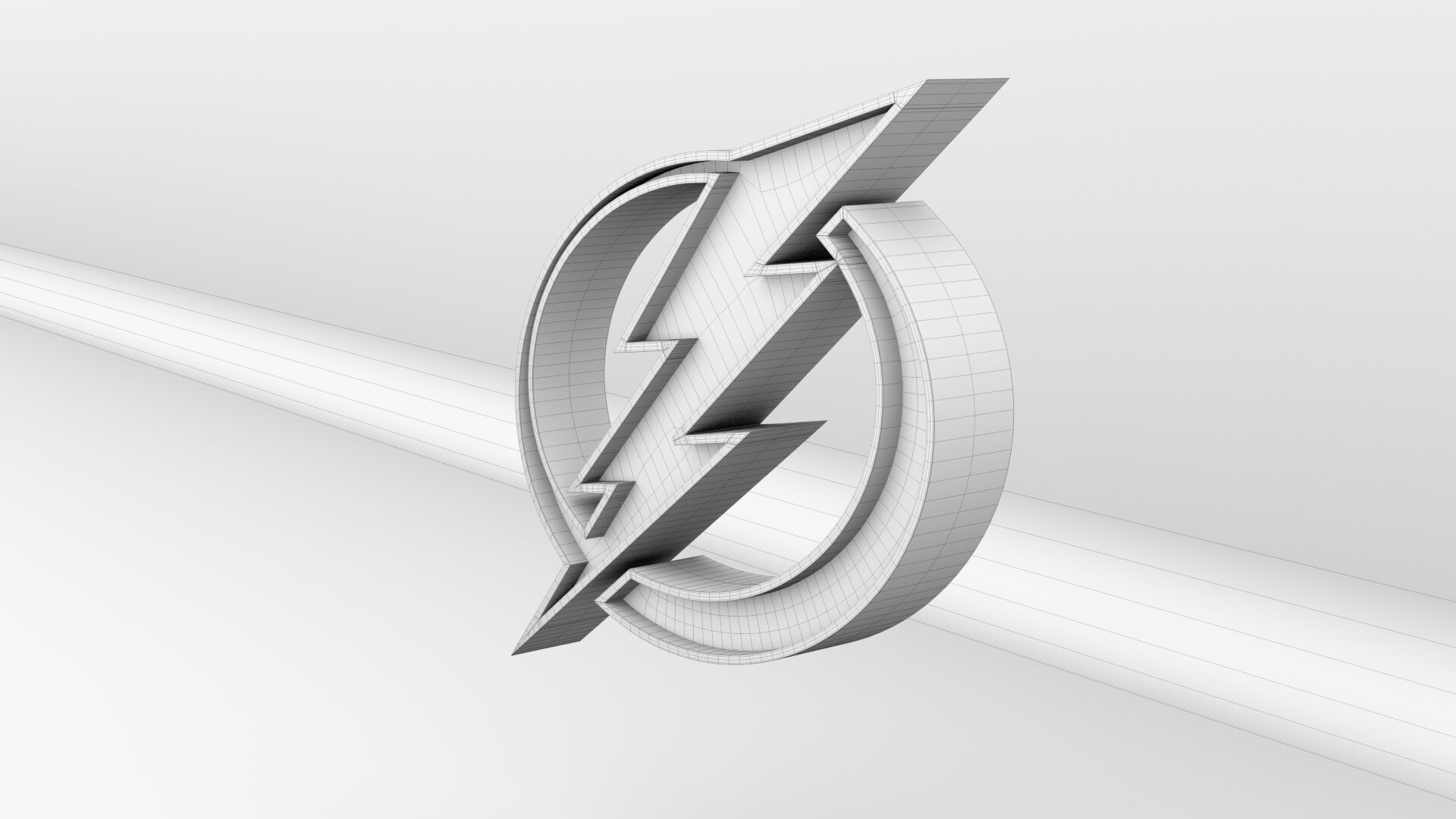 NHL Tampa Bay Lightning Team Logo - 3D Model by guimart
