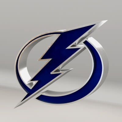 NHL Tampa Bay Lightning Team Logo - 3D Model by guimart