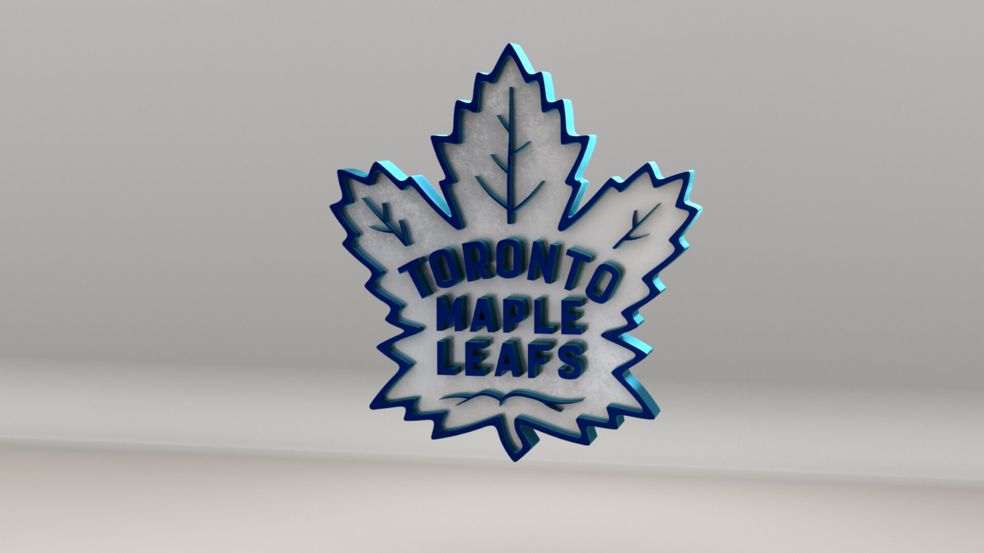 NHL Toronto Maple Leafs Team Logo - 3D Model by guimart