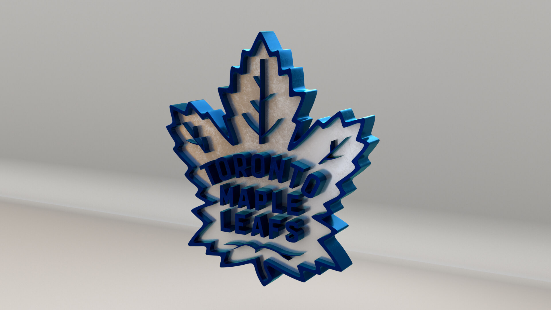 NHL Toronto Maple Leafs Team Logo - 3D Model by guimart