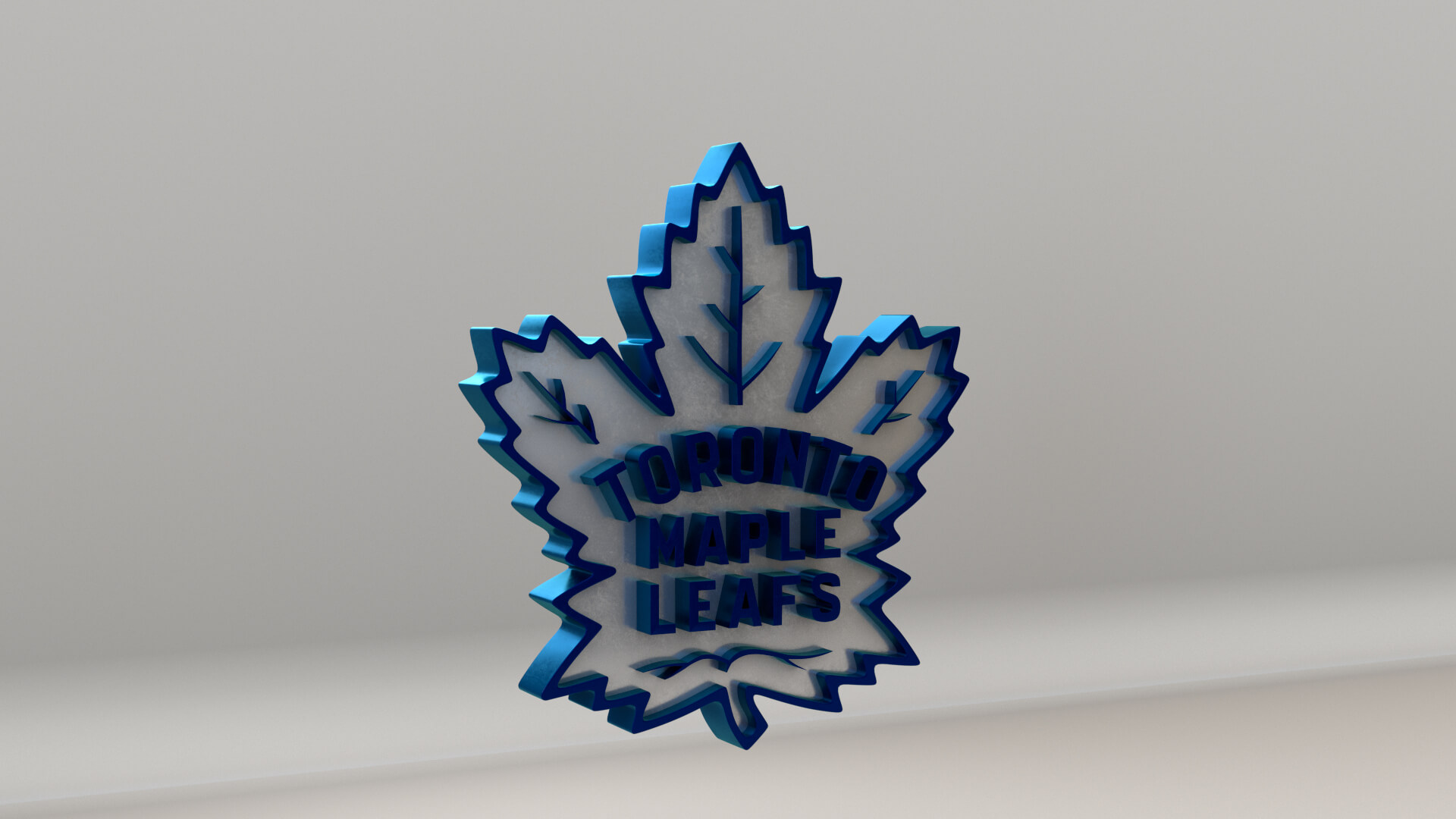 NHL Toronto Maple Leafs Team Logo - 3D Model by guimart