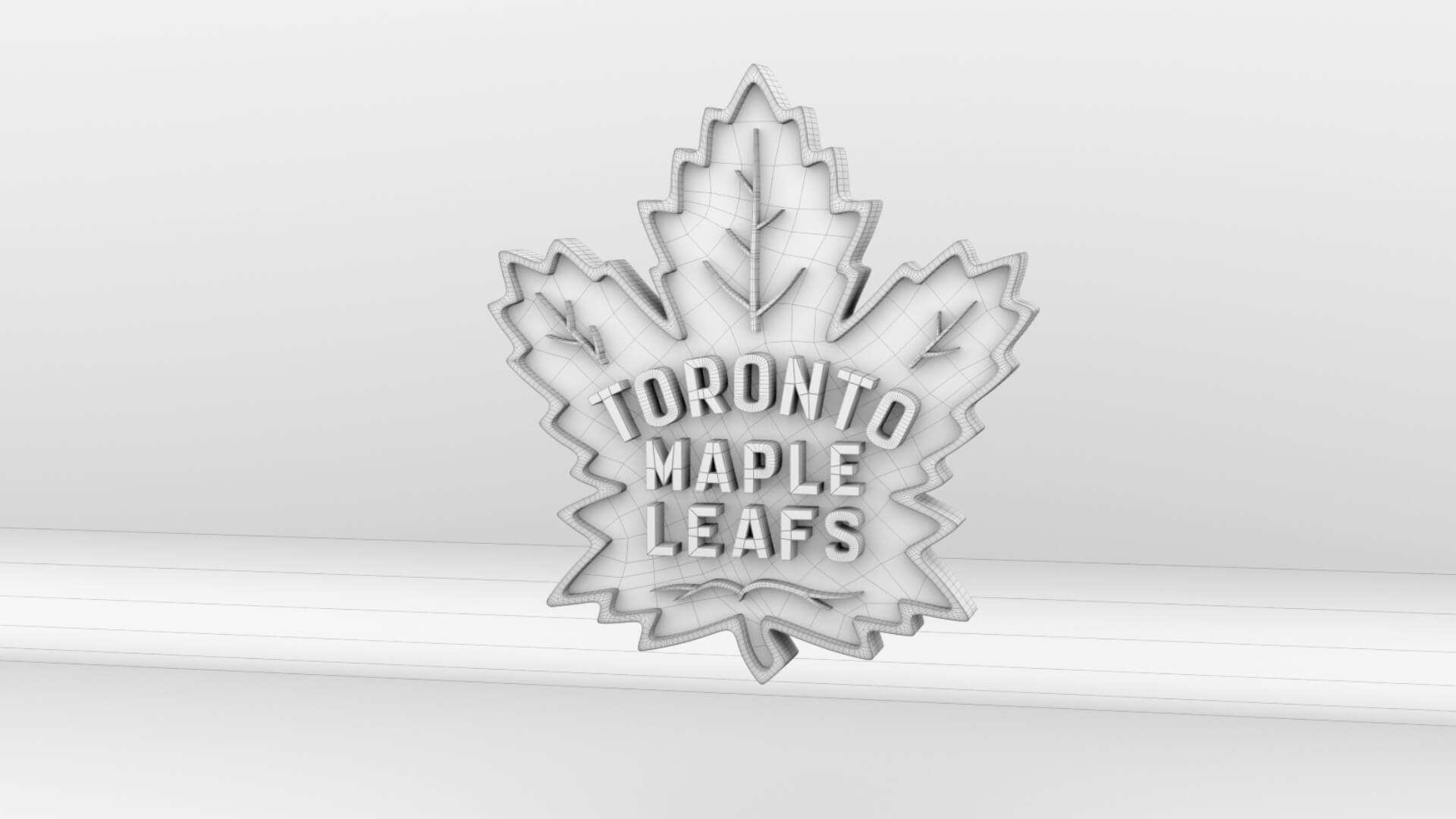 NHL Toronto Maple Leafs Team Logo - 3D Model by guimart