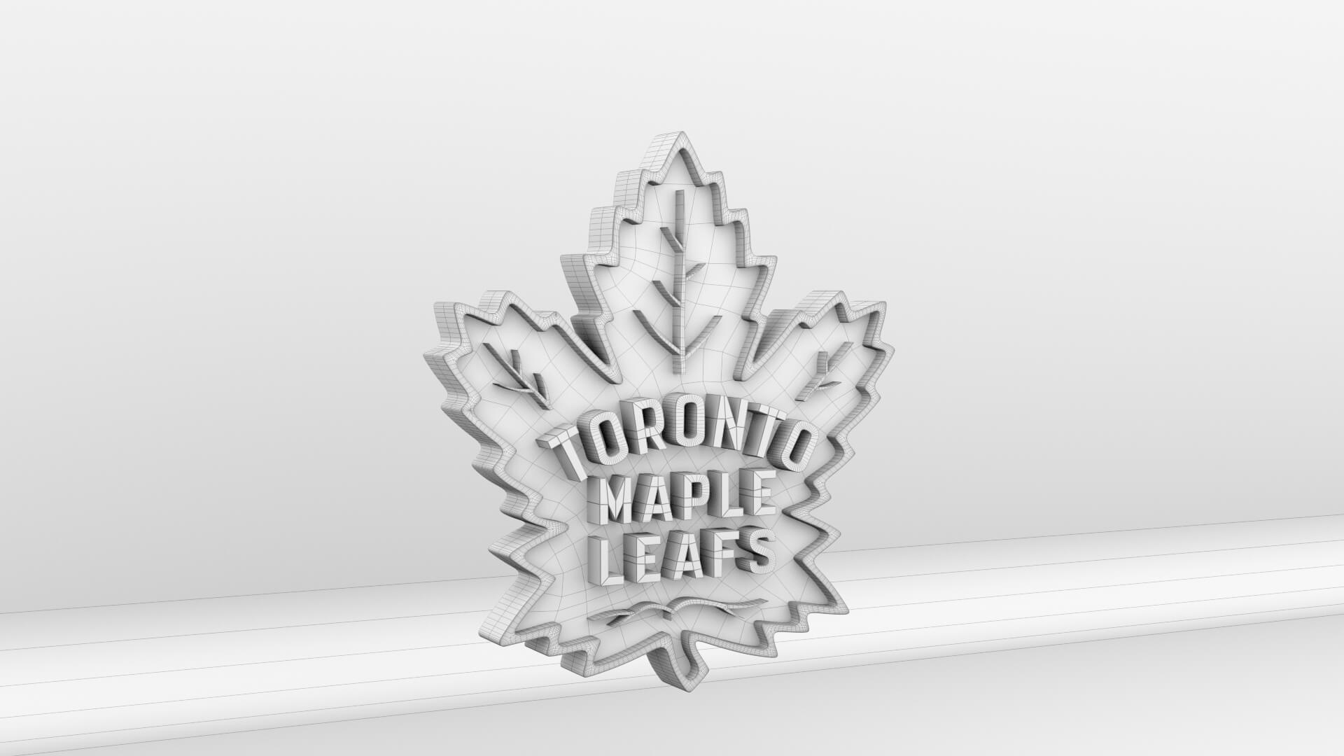 NHL Toronto Maple Leafs Team Logo - 3D Model by guimart