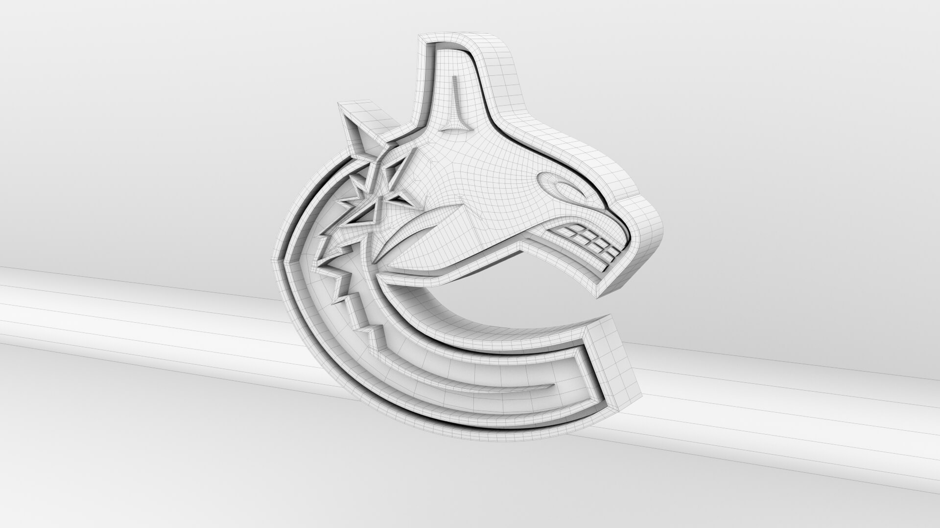 NHL Vancouver Canucks Team Logo - 3D Model by guimart