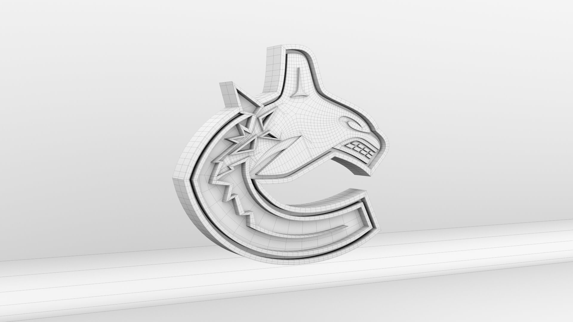 NHL Vancouver Canucks Team Logo - 3D Model by guimart