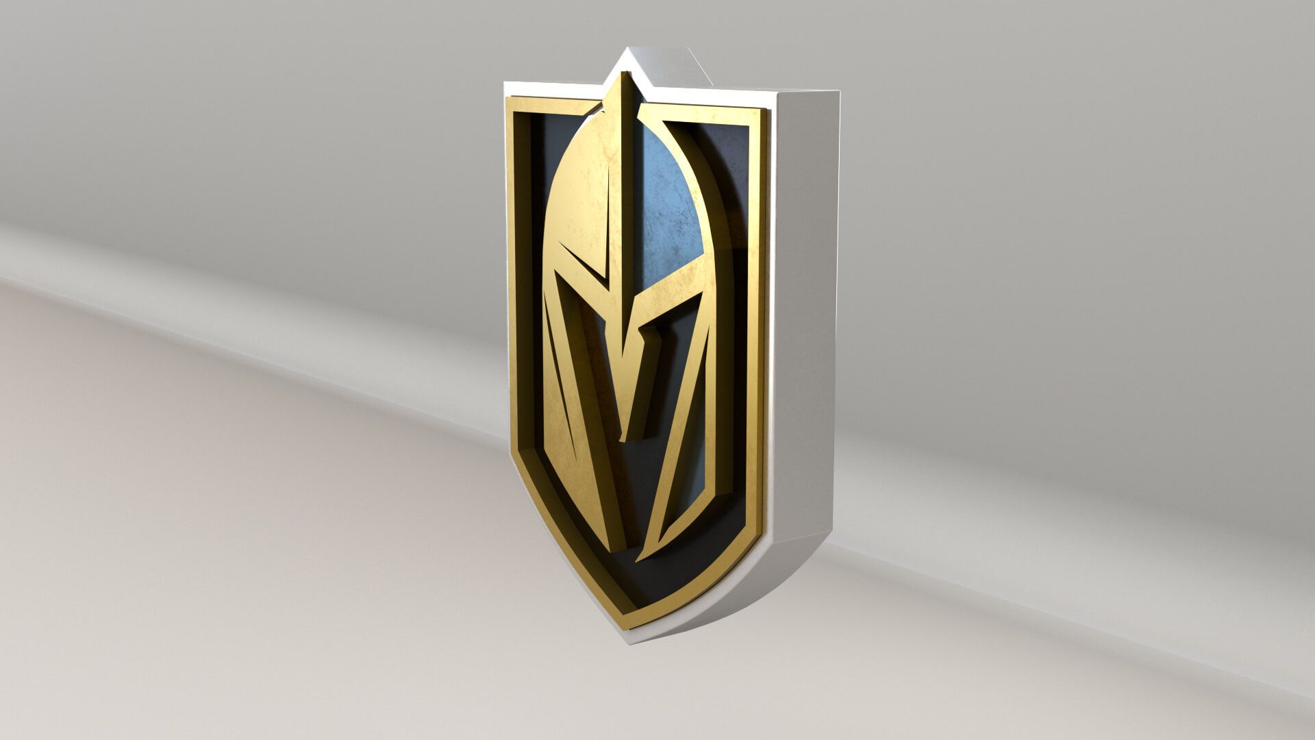 NHL Vegas Golden Knights Team Logo - 3D Model by guimart