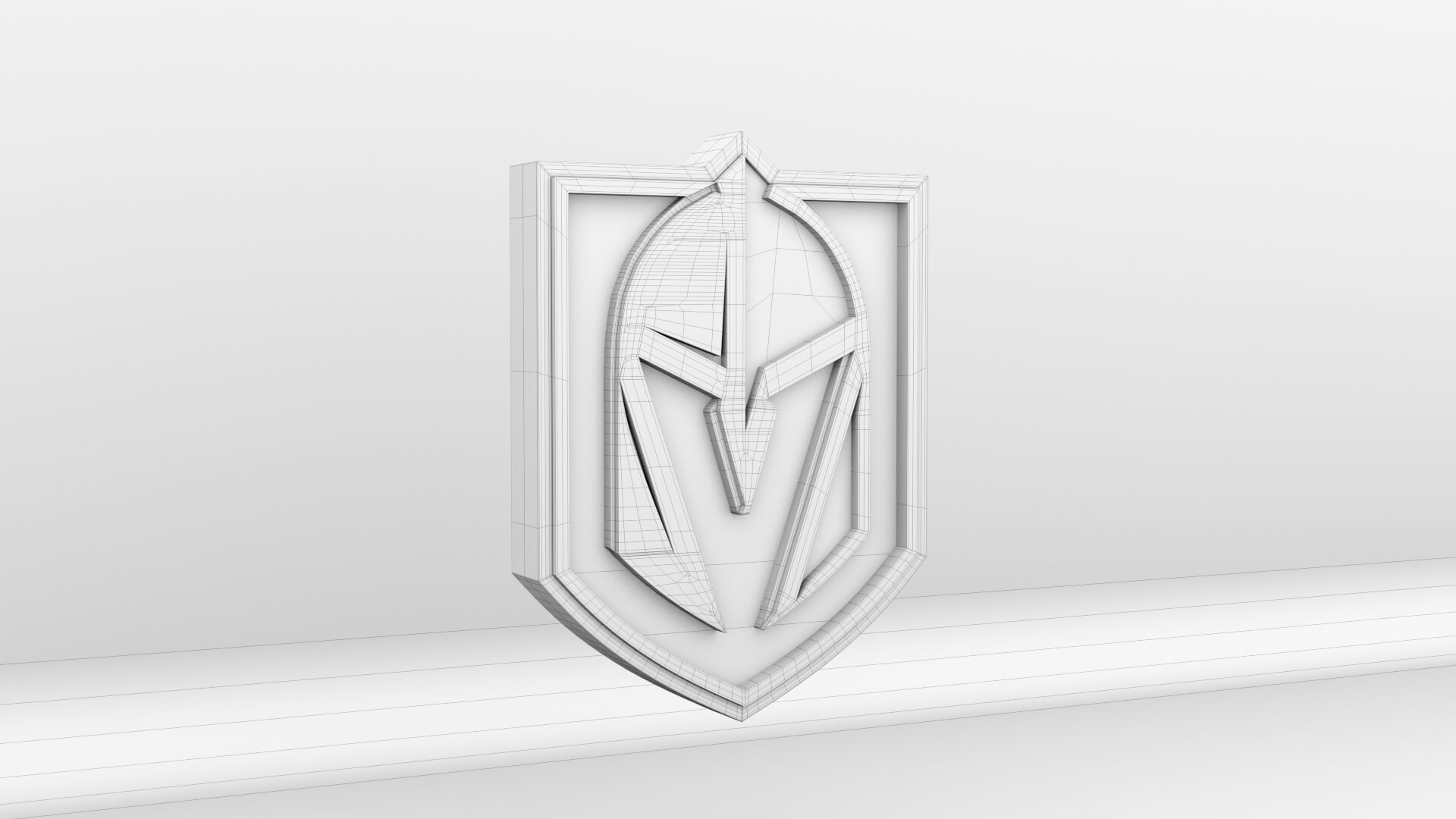 NHL Vegas Golden Knights Team Logo - 3D Model by guimart