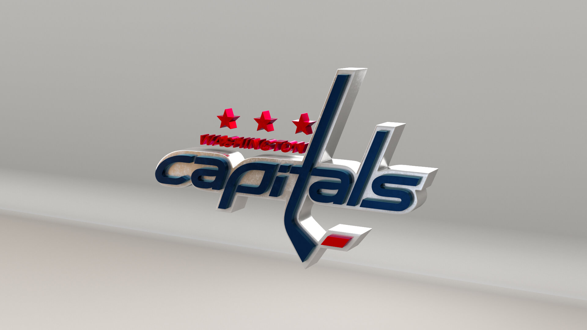 NHL Washington Capitals Team Logo - 3D Model by guimart