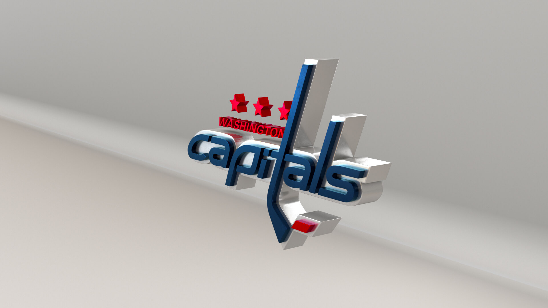 NHL Washington Capitals Team Logo - 3D Model by guimart