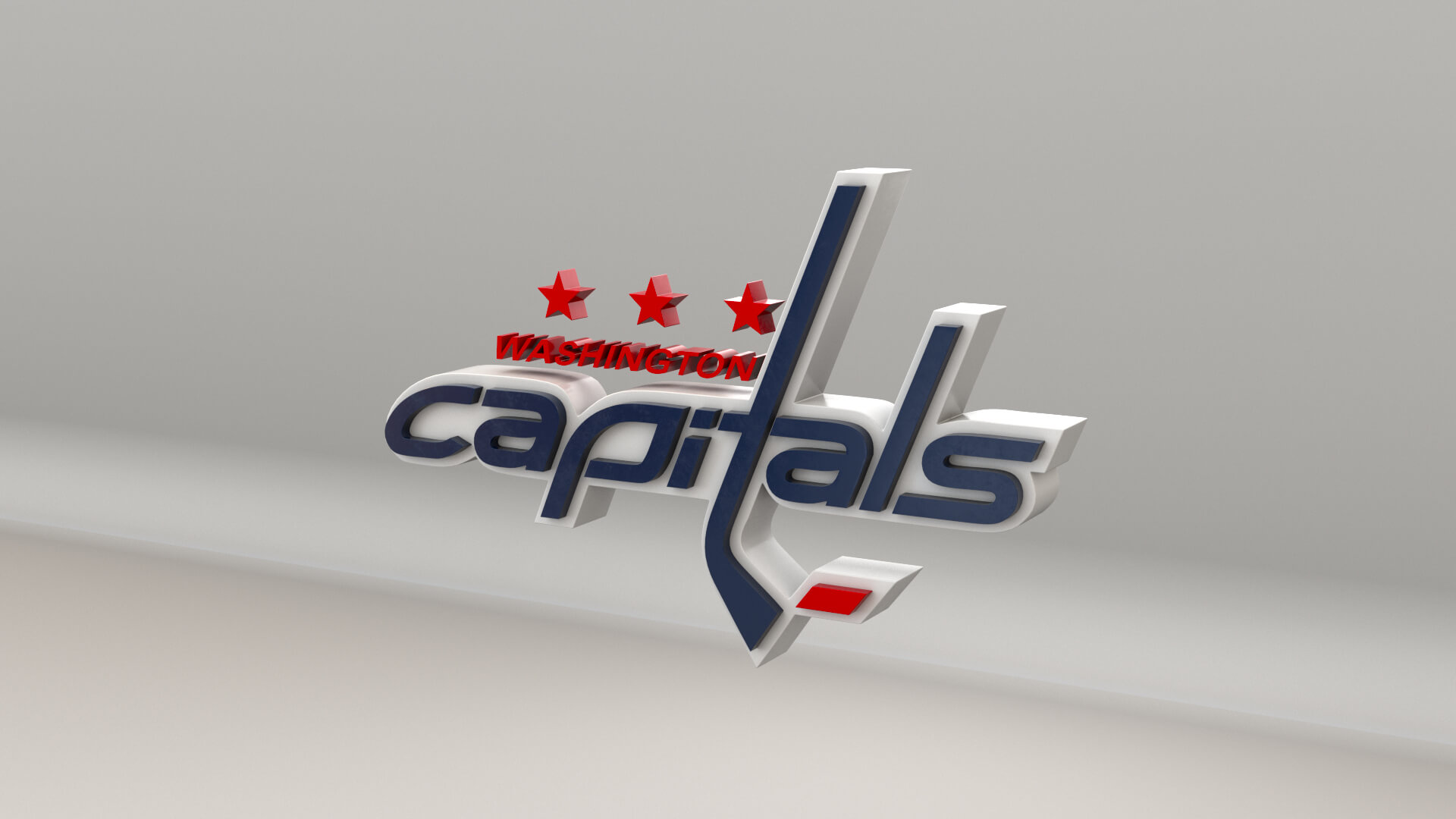 NHL Washington Capitals Team Logo - 3D Model by guimart