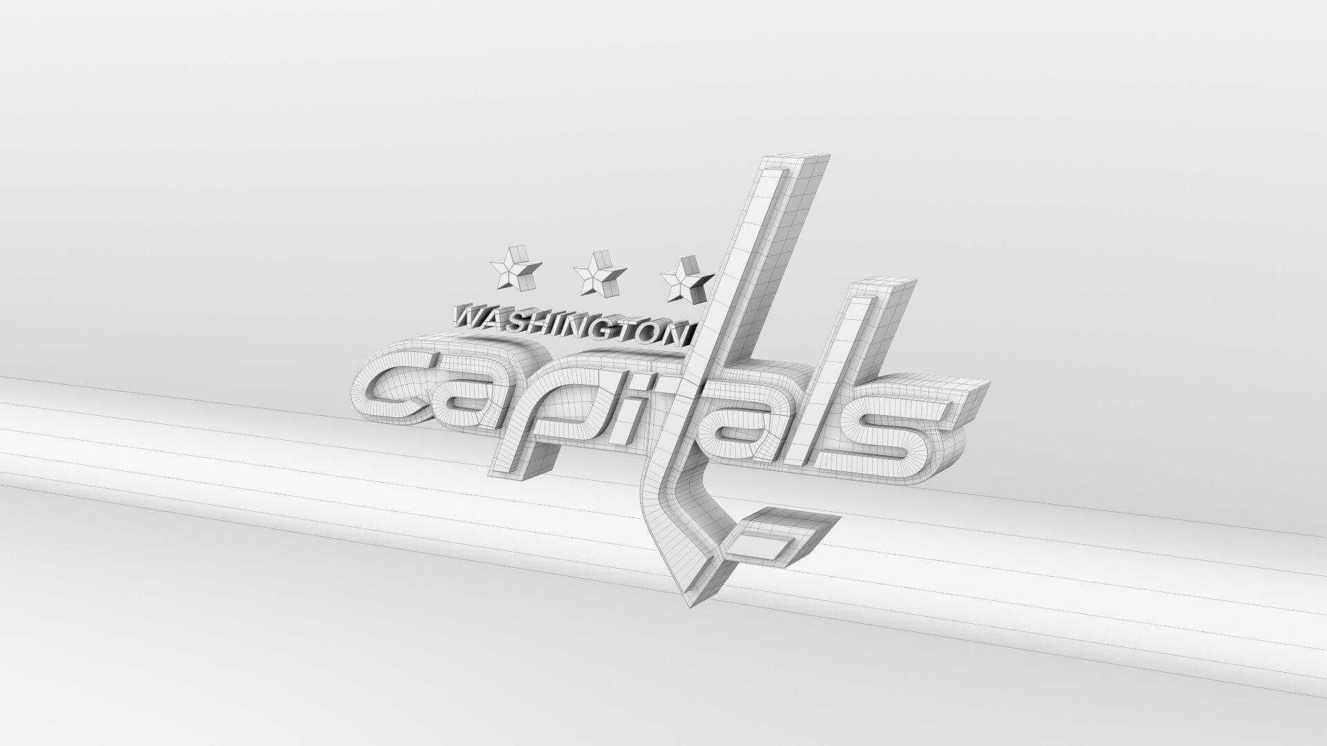 NHL Washington Capitals Team Logo - 3D Model by guimart