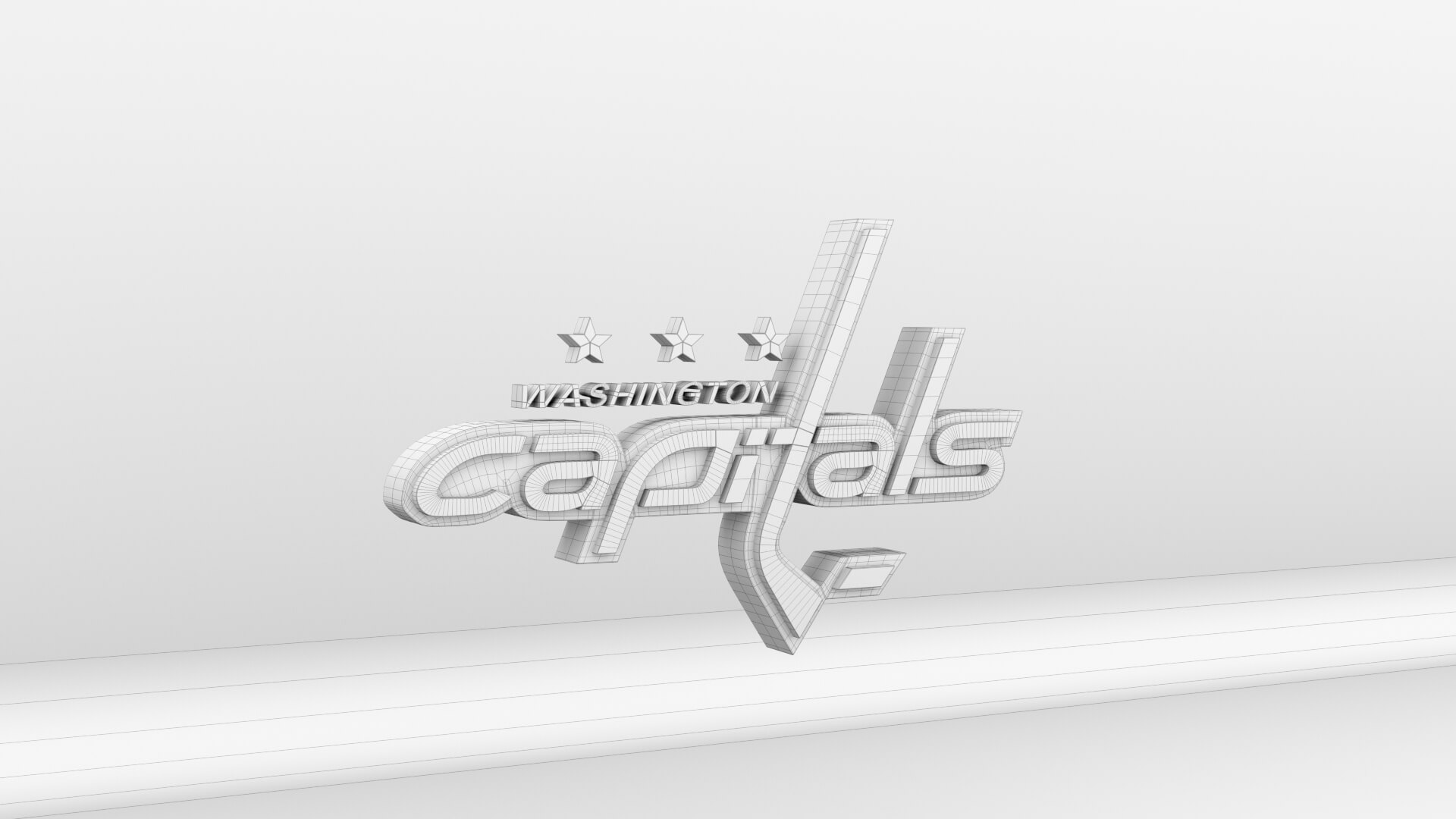 NHL Washington Capitals Team Logo - 3D Model by guimart