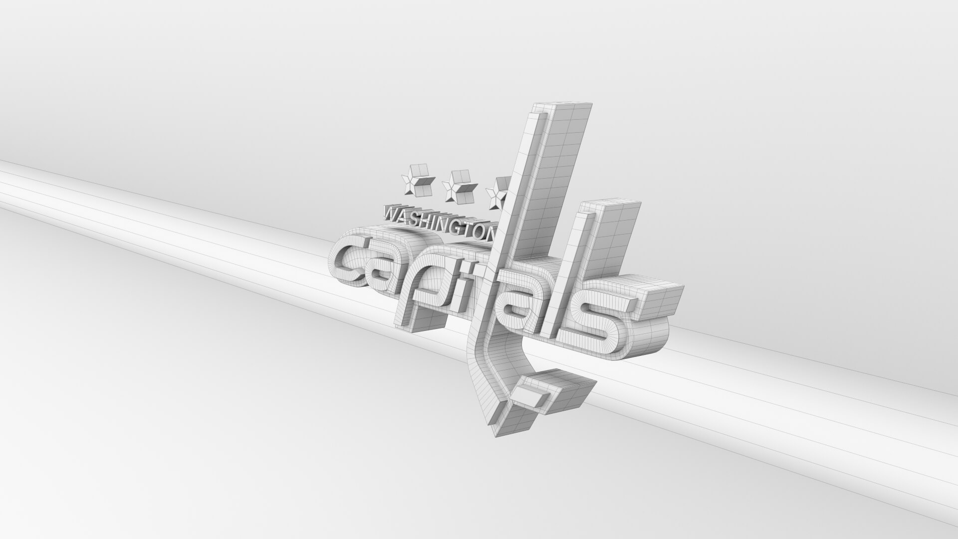 NHL Washington Capitals Team Logo - 3D Model by guimart