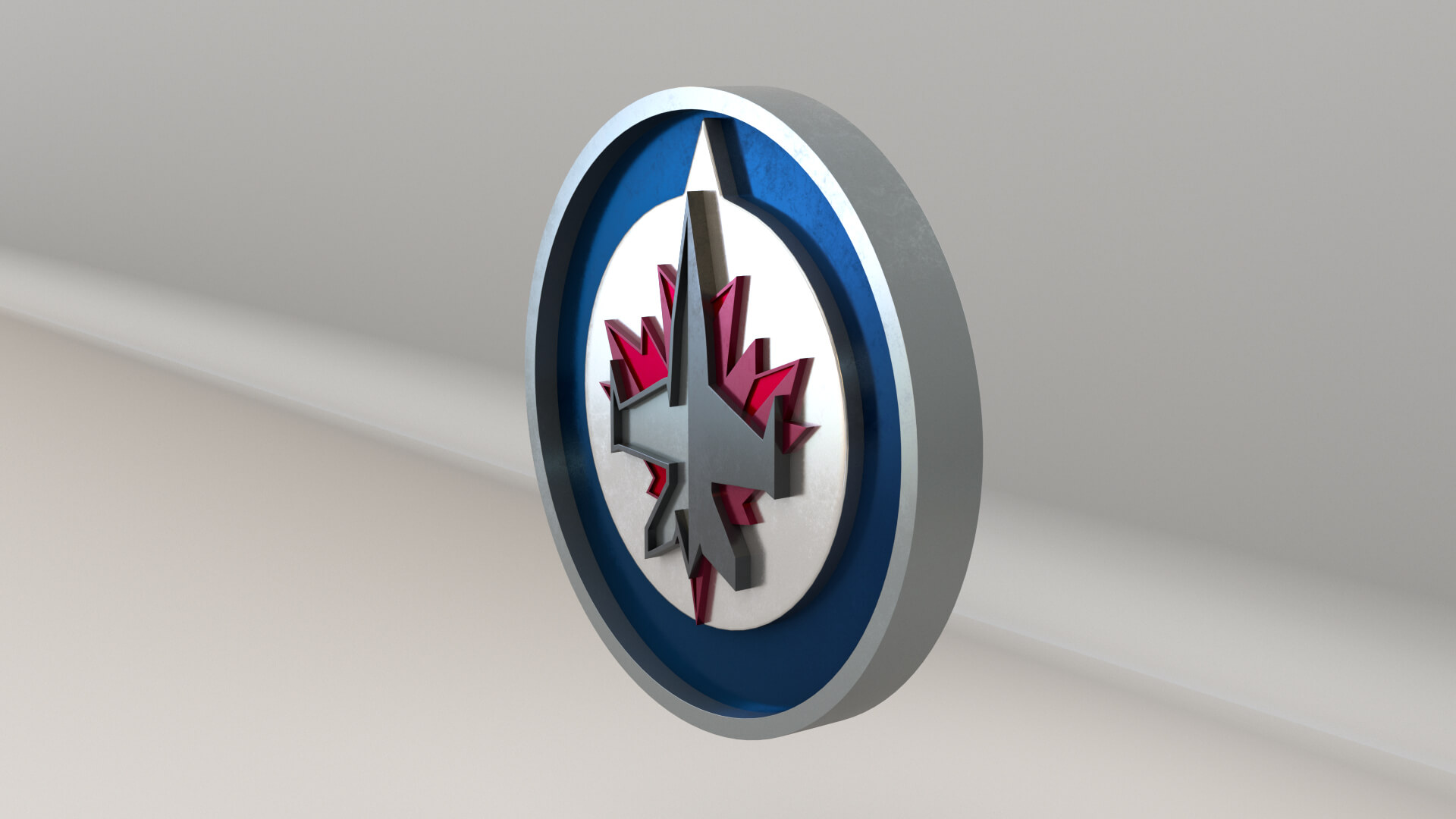NHL Winnipeg Jets Team Logo - 3D Model by guimart