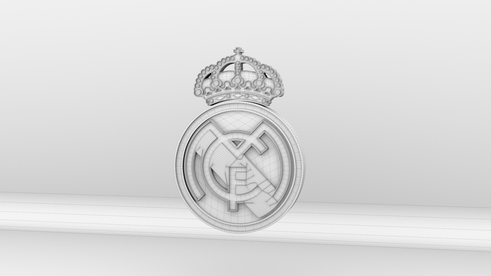 Real Madrid Logo Black And White