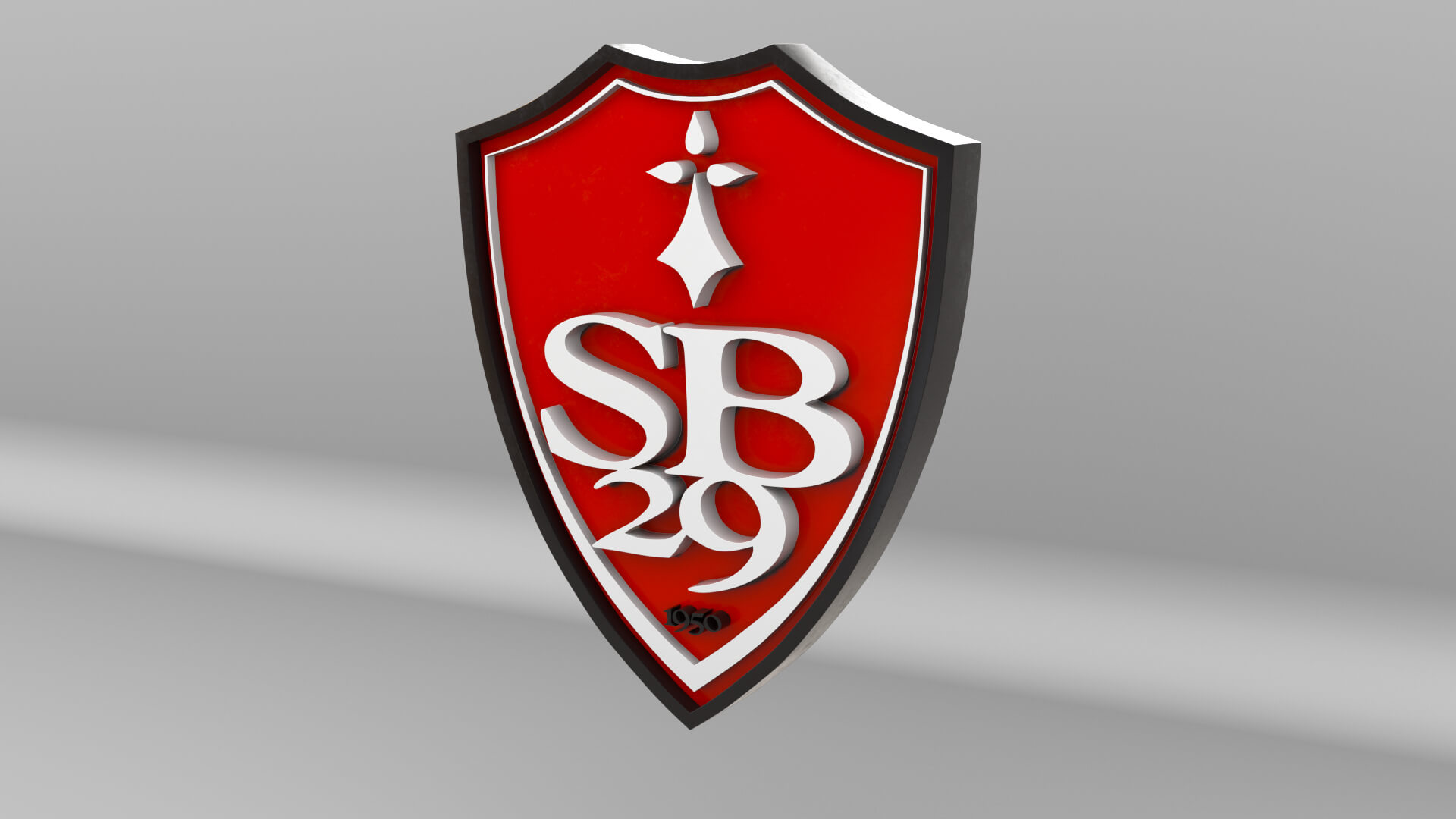 Stade Brestois 29 Team Logo - 3D Model by guimart