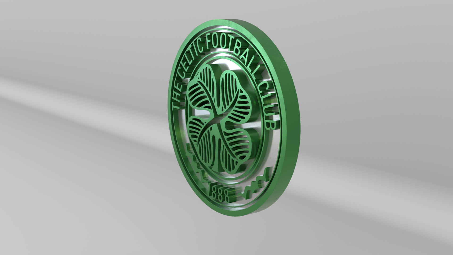 The Celtic Football Club Team Logo - 3D Model by guimart