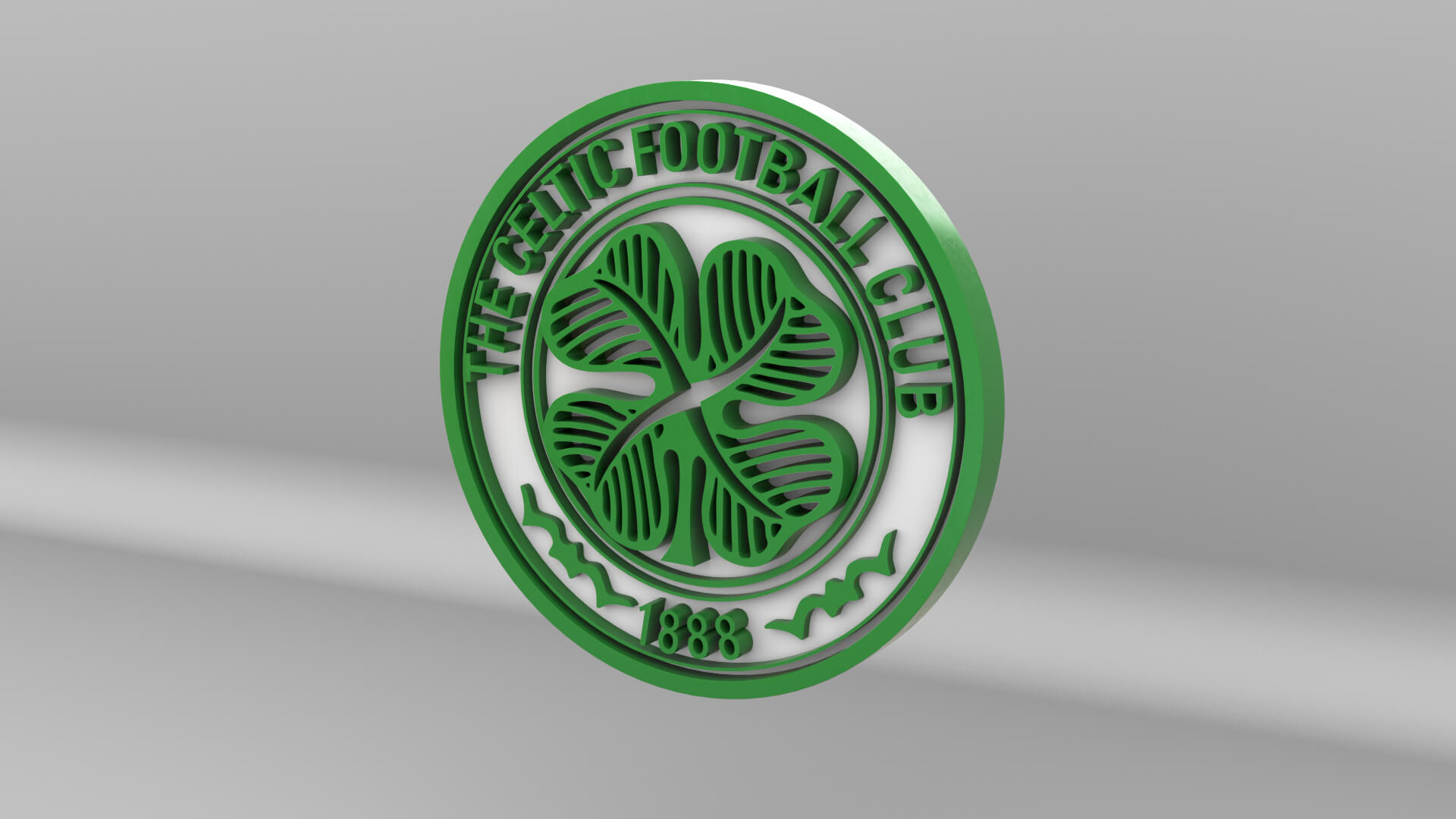 The Celtic Football Club Team Logo - 3D Model by guimart