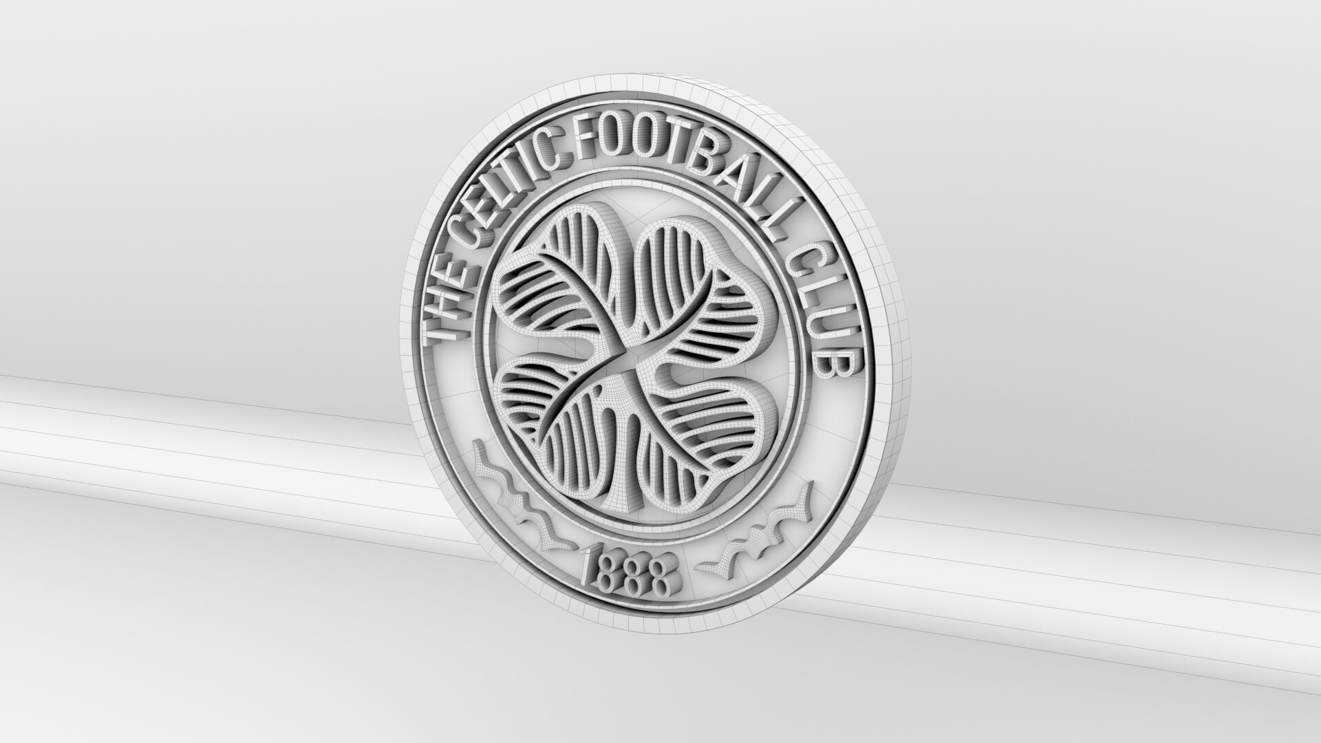 The Celtic Football Club Team Logo - 3D Model by guimart