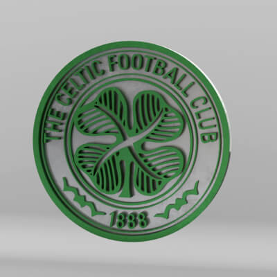 The Celtic Football Club Team Logo - 3D Model by guimart