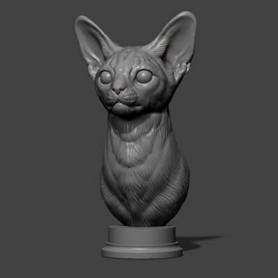 Stl 3D Models | Sculpture | Cats | RenderHub