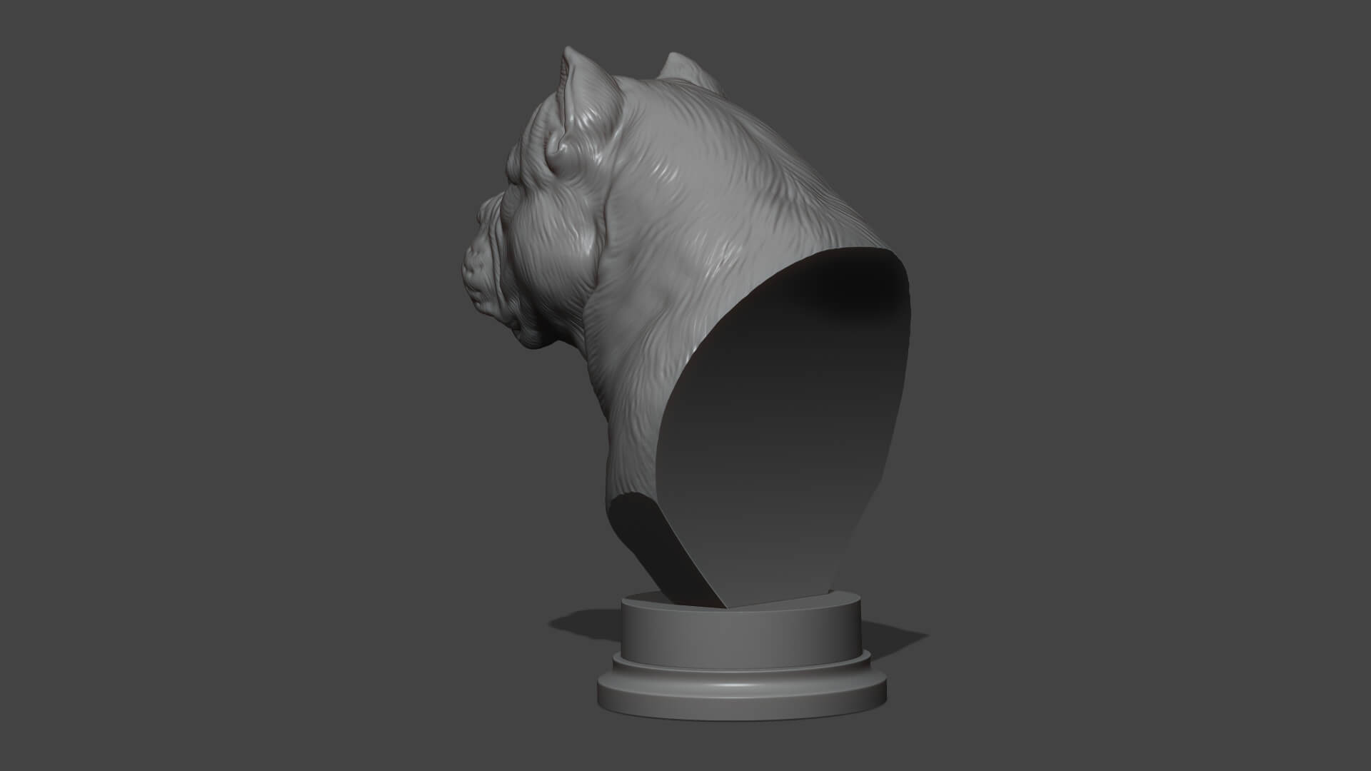 American Bully Bust Version 1 - 3D Model by guninnik81